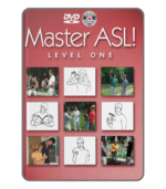 Master ASL! Level One Book + DVD – Learn American Sign Language